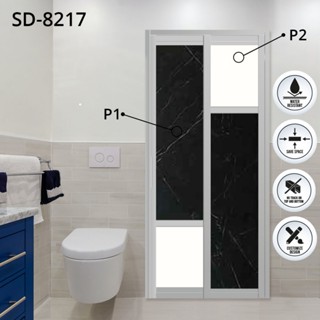 Aluminum slide and swing door singapore-sd-8220 | Toilet Door SG